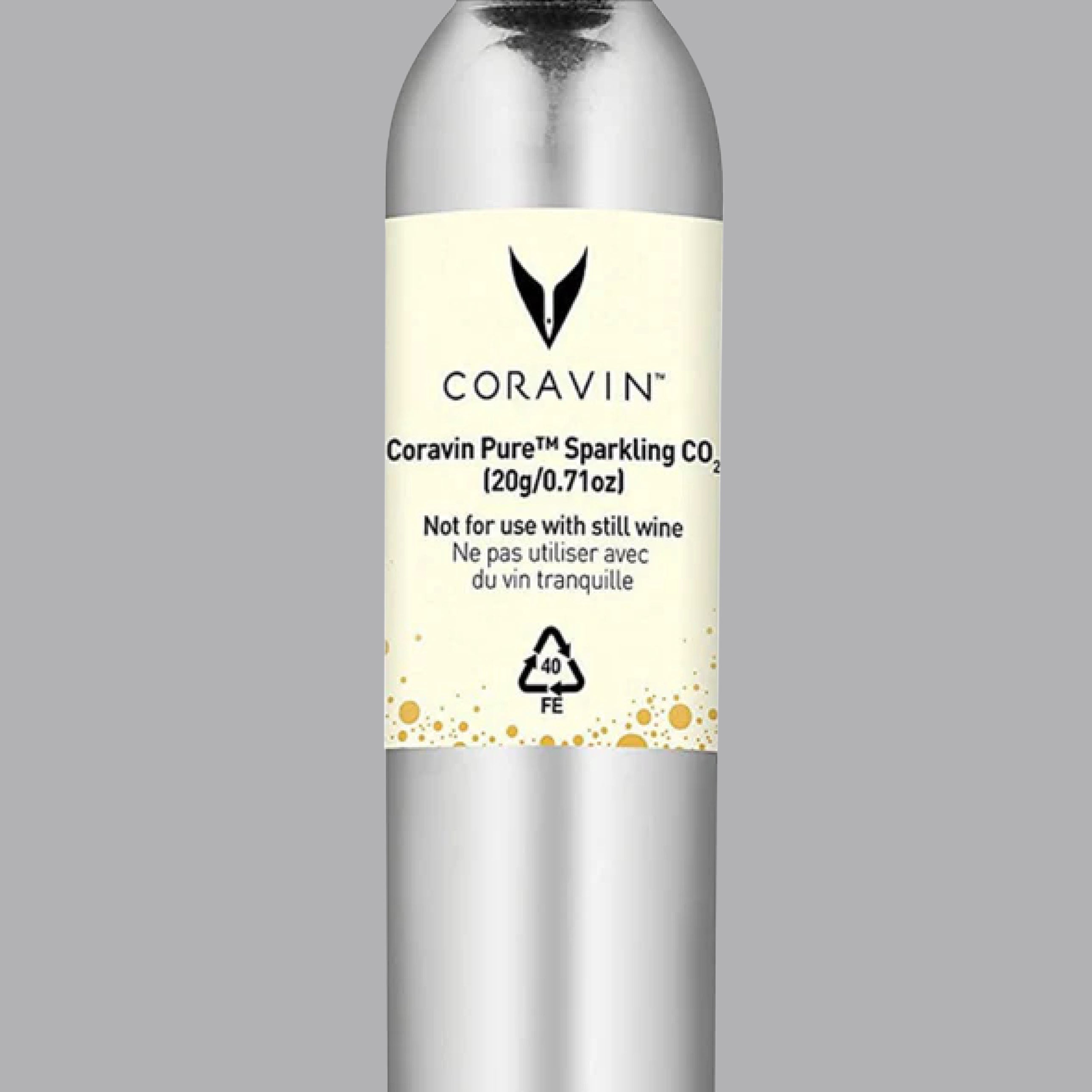 Coravin Pure Sparkling CO2 Capsules 6 Pack – Wine More Cellars